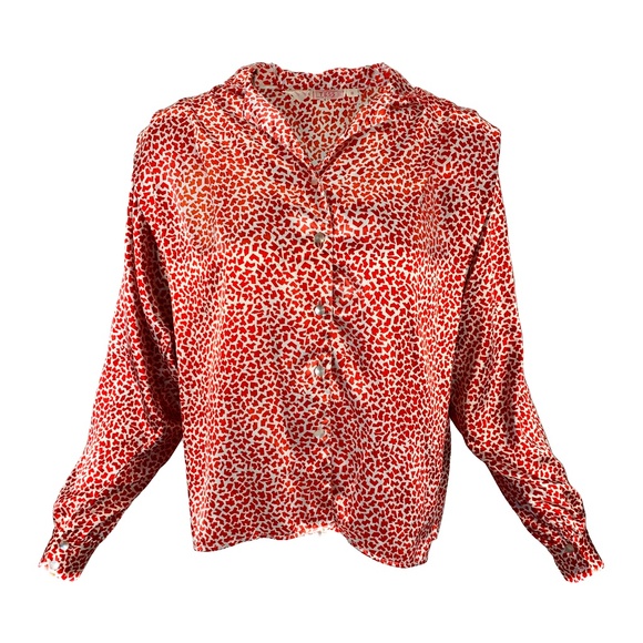Vintage | Tops | Vintage 8s Tess Paris Milano Button Up Blouse | Poshmark